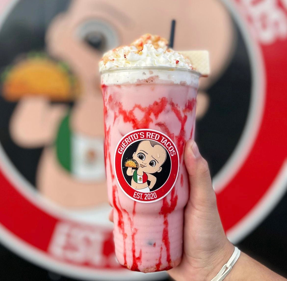 STRAWBERRY AGUA FRESCA | Guerito's Red Tacos